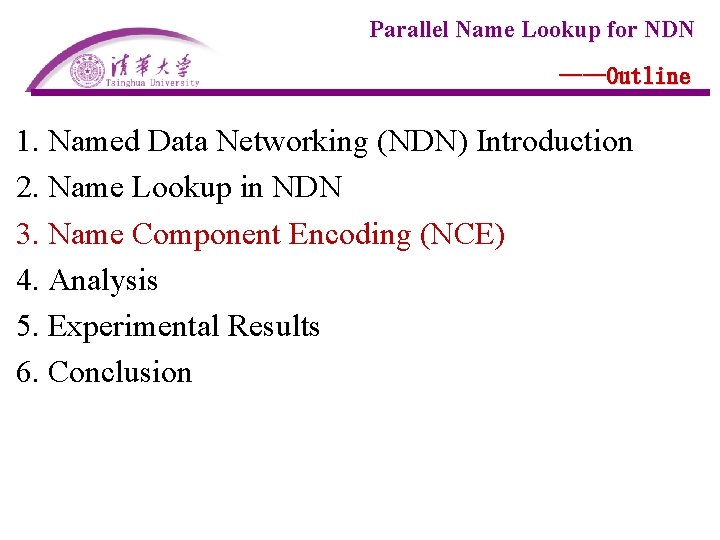 Scalable Name Lookup in NDN Using Effective Name