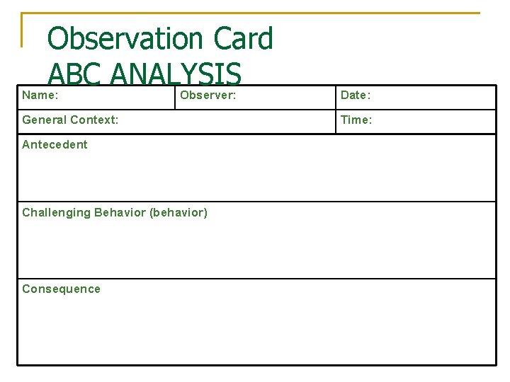 Behavior Intervention Teams Susan Mack MA Steve Vitto