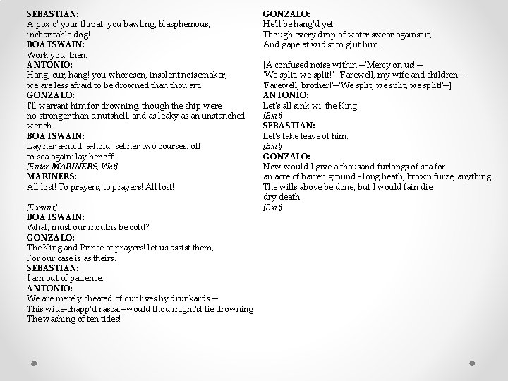 The Tempest by William Shakespeare Act 1 Scene