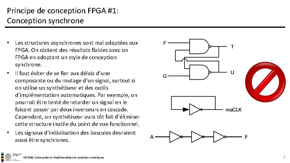 Bonnes pratiques de la conception pour FPGA Pierre