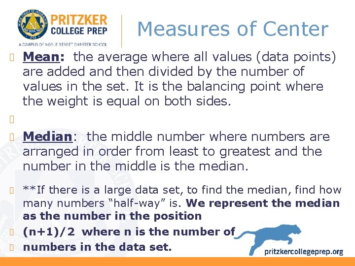 Stats Day 16 Chapter 5 best measure of