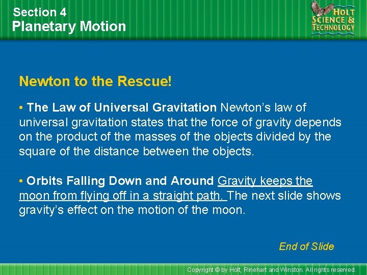 Section 4 Planetary Motion Objectives Explain the difference
