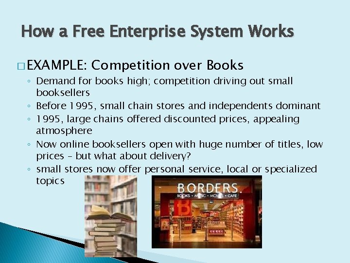 American Free Enterprise System Economics Chapter 3 Basic