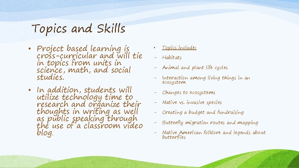 nd 2 Grade Project Based Learning Essential Question