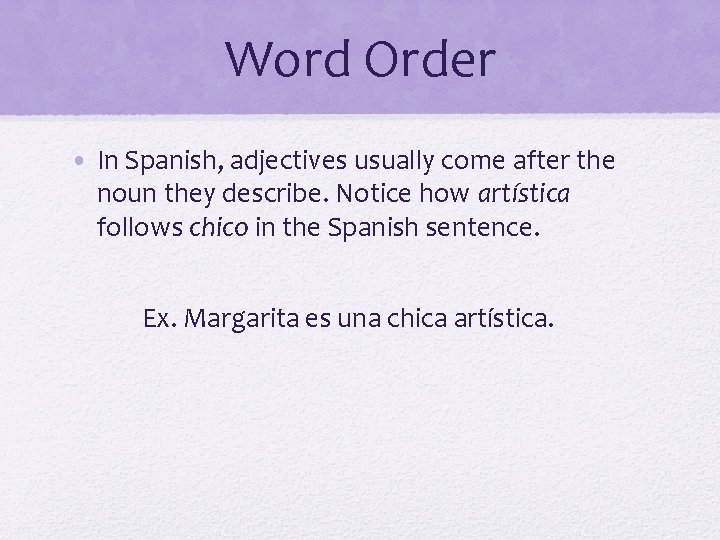 Spanish I 1 B Day 30 Charades Eres