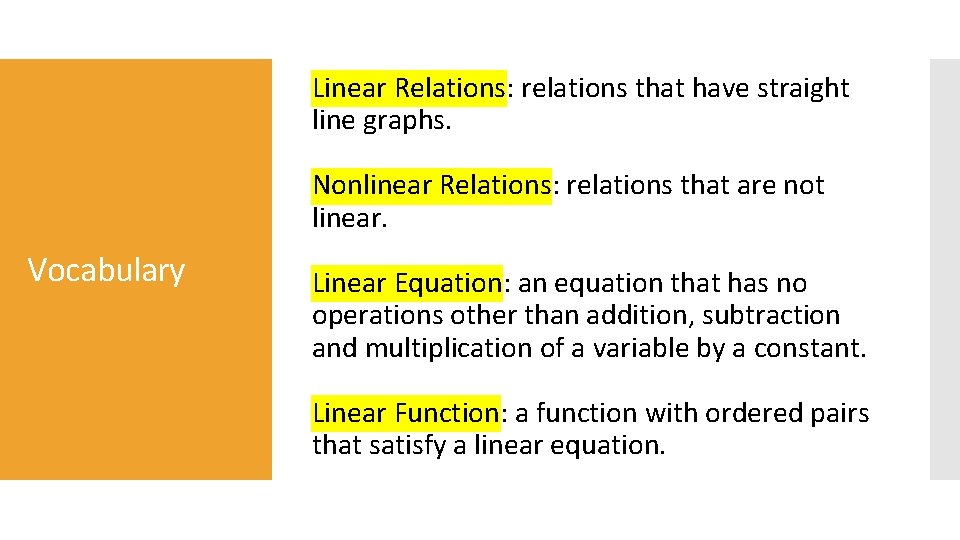 Problem of the Day The relation between the