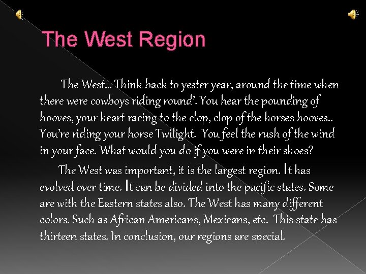 Facts about the four regions of the US