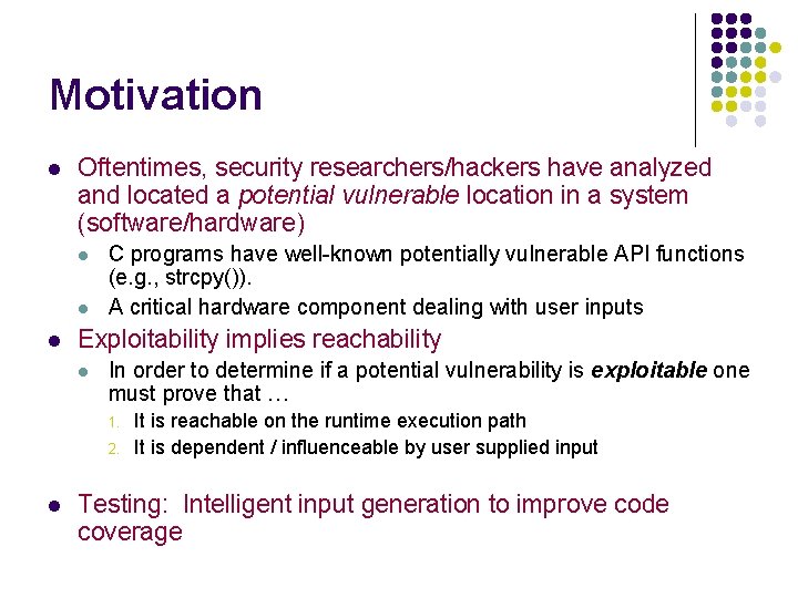 Automated Vulnerability Analysis Leveraging Control Flow For Evolutionary