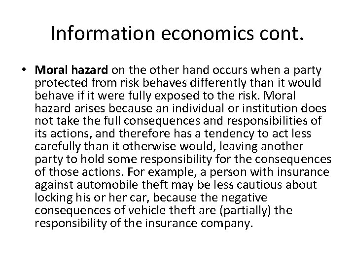 LABOUR MARKET INFROMATION AND JOB SEARCH Economics of