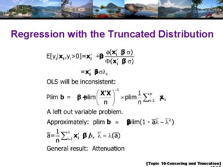 10 Censoring Tobit and Two Part Models Topic