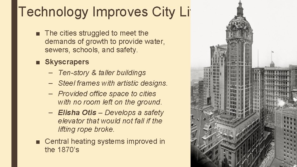 CITIES EXPAND CHANGE Section 5 2 Objectives Analyze