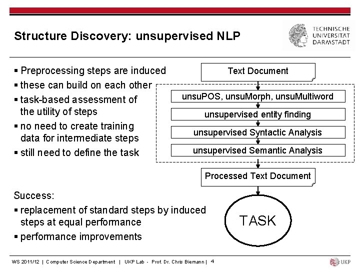 Text Analytics MiniWorkshop Seminar Prof Dr Chris Biemann