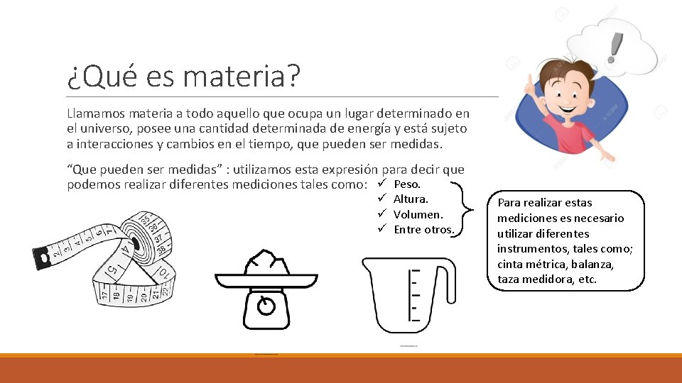 Estudio y organizacin de la materia 8 BSICO