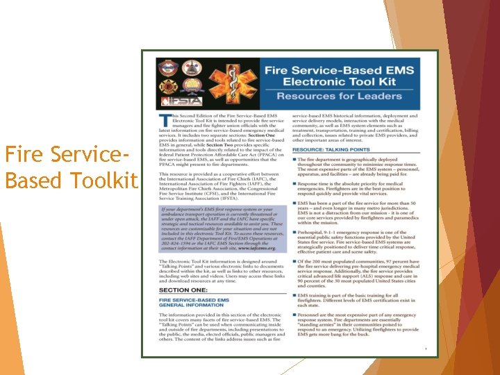 Fire ServiceBased EMS Adapting to the Changing Face
