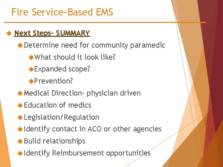 Fire ServiceBased EMS Adapting to the Changing Face