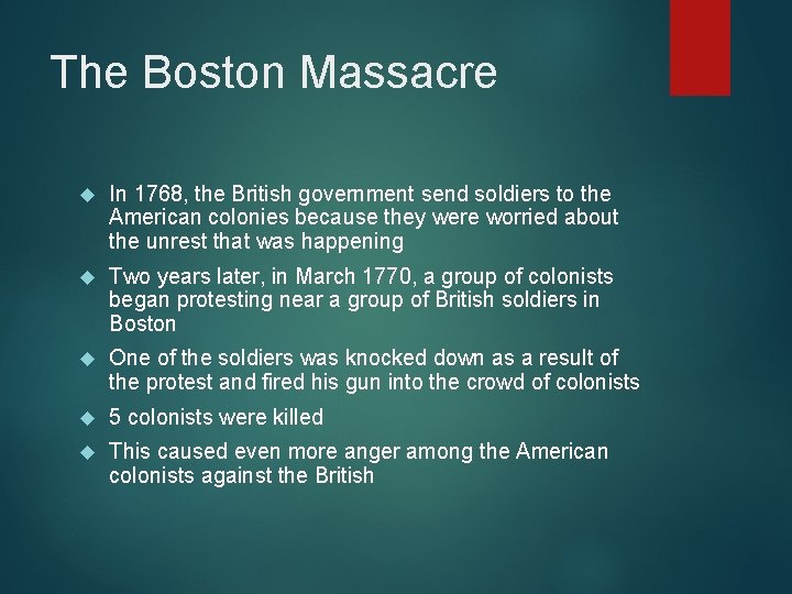 British Taxation in the American Colonies SEPTEMBER 7