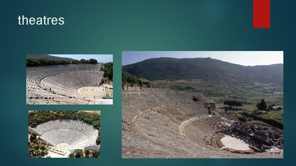 Theatre History GREECE th 5 Century BC or