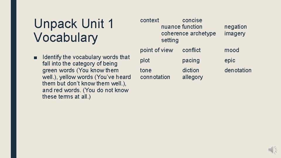 UNIT 1 PREVIEW Ms E Barnes THE CHALLENGE