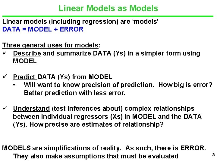 Unit 4 Inferences about a Single Quantitative Predictor