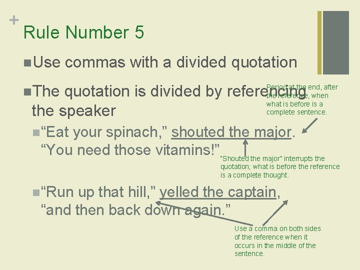 Grammar Bootcamp Commas Rule Number 1 n Use