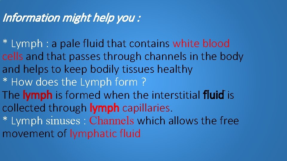 HISTOLOGY LYMPHOID TISSUE LYMPHOID TISSUE Objectives By the HISTOLOGY LYMPHOID TISSUE LYMPHOID TISSUE Objectives By the
