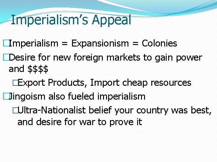 American Imperialism 1898 1917 Unit 6 B Web