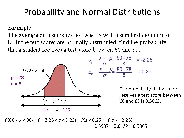 5 3 Normal Distributions Finding Values Probability and