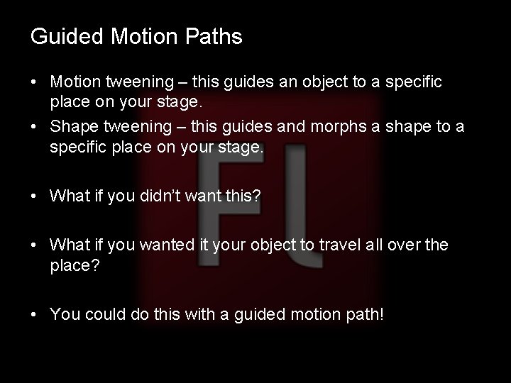 An Introduction to Flash Lesson 3 Starter Buzz