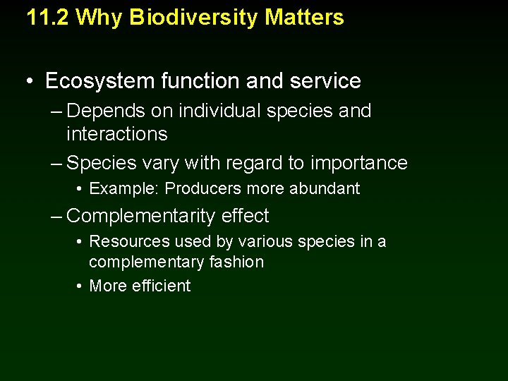 Chapter 11 Biodiversity Conservation 11 1 What Is