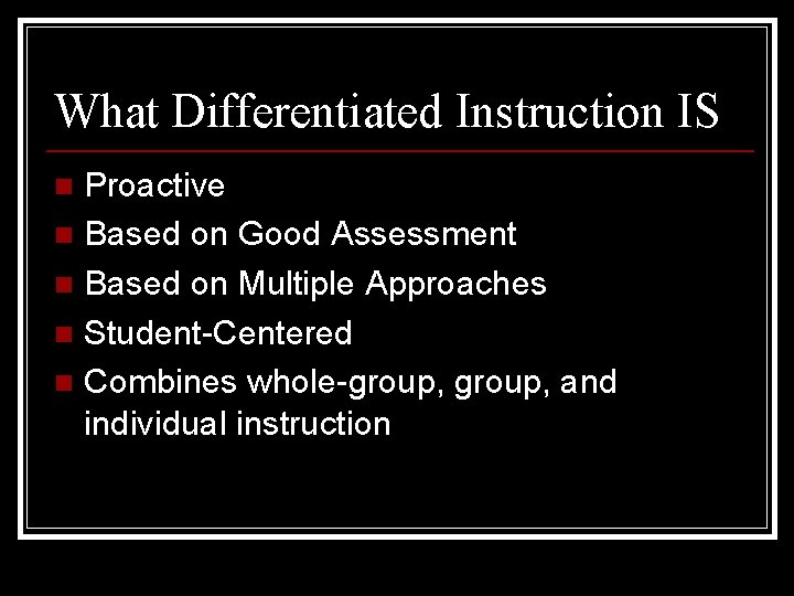 Integrating Understanding by Design Differentiated Instruction Learning happens