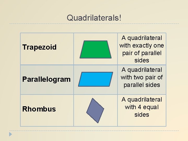 Geometry Grade 5 2 D Shapes Vocabulary You