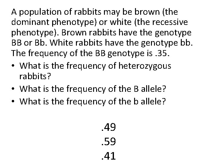 Natural selection The process by which traits become