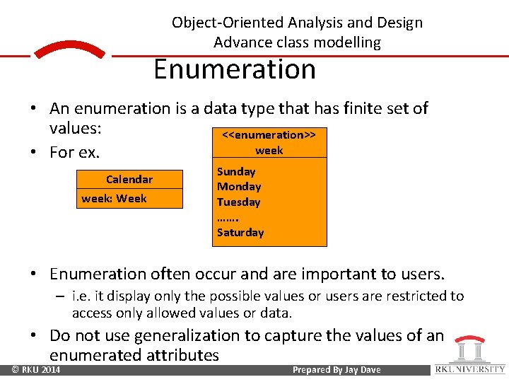 Objectoriented Analysis And Design Advance Class Modelling Introduction