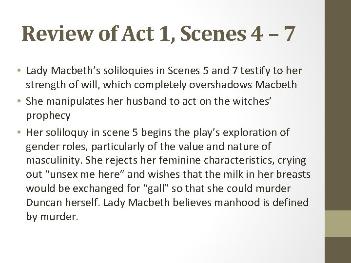 Macbeth Act 1 Scenes 1 7 Act 1