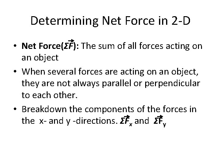 2 1 Forces and Free Body Diagrams Common