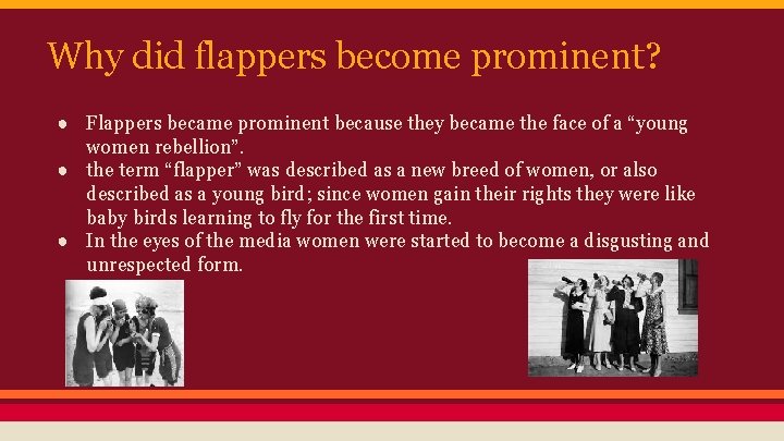 Women and Flappers Sabrina Noe Vannessa Daniela how