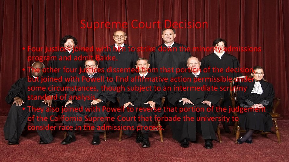 Regents of the University of California v Bakke