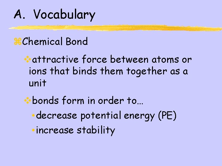 Unit 4 Part 1 Chemical Bonding Part I