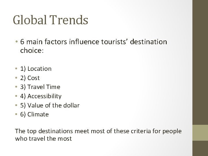 Growth In Global Tourism Analyzing world patterns CGG