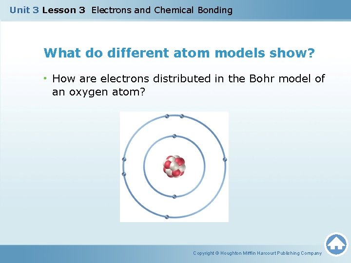 Unit 3 Lesson 3 Electrons and Chemical Bonding
