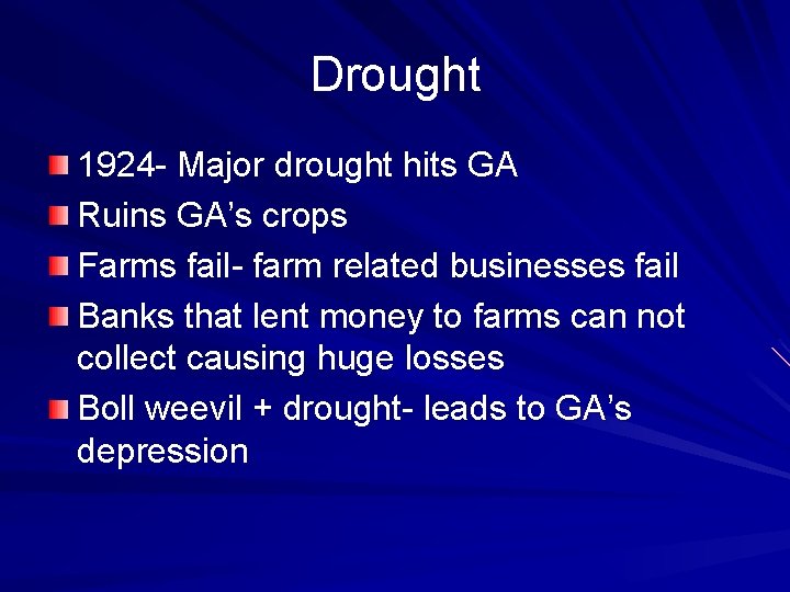 Great Depression 1920s1930s Georgia Boll weevil 1920s GA