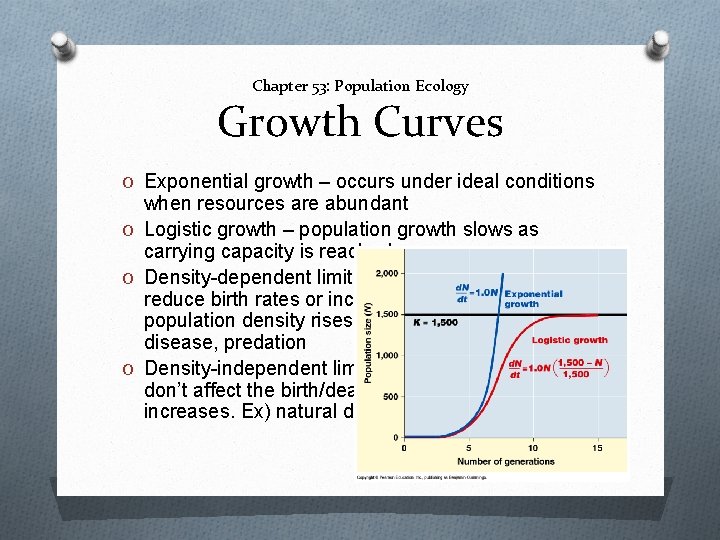 Ecology Review Chapter 52 Intro to Ecology Distribution
