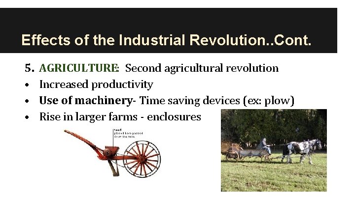 Industrial Revolution LT I can describe the Industrial