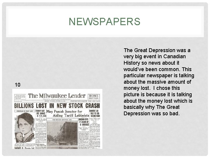 THE GREAT DEPRESSION BY JARYN CLEVERLEY RICHARD BEDFORD