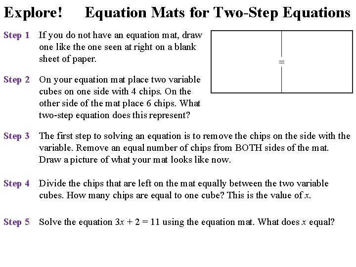 Lesson 3 8 Core Focus on Introductory Algebra