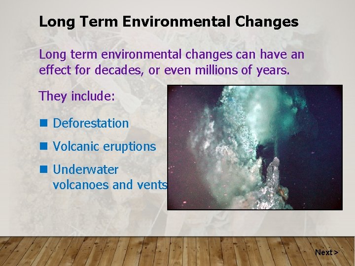 Environmental Change TEK Standard 8 11 B Explore