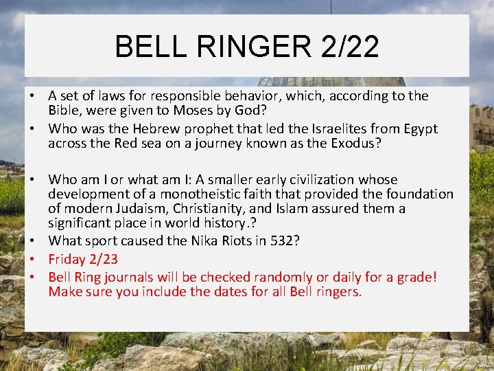 BELL RINGER 214 What was Greek fire Where
