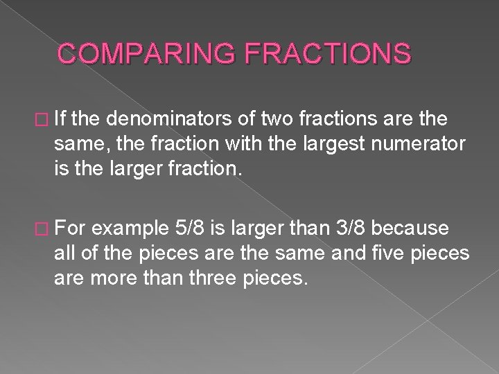FRACTIONS EXTRODINAIRE All you need to know about