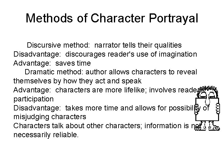 Characters Prepared by Dr Rima Mustafa A 210