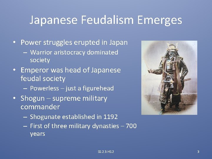 Vocabulary Tokugawa Ieyasu Zen Shogun Daimyo Samurai Bushido